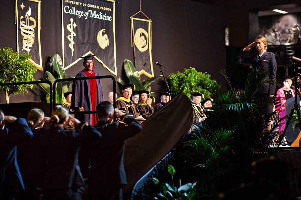 M.D. Student Becomes Air Force Captain At Graduation - College of Medicine